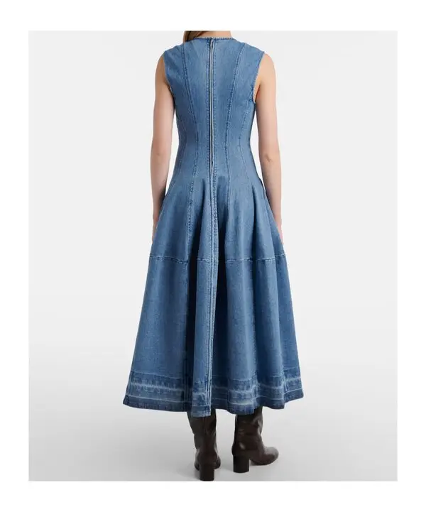 Simkhai Bowen Denim Maxi Dress