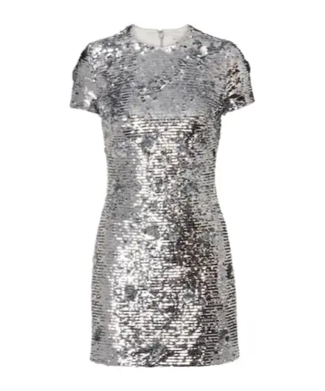 Simkhai Clove Sequined Minidress - Gray