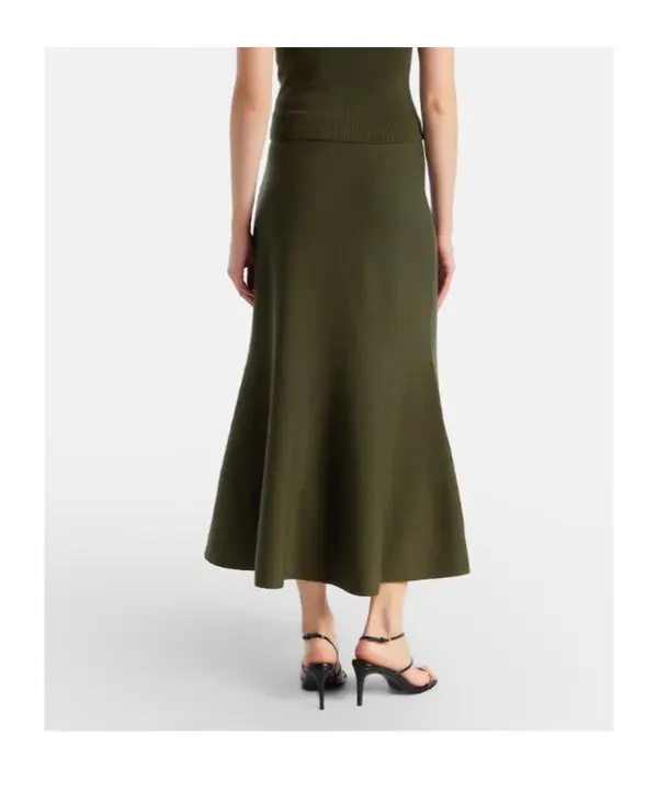Simkhai Layne Wool Midi Skirt