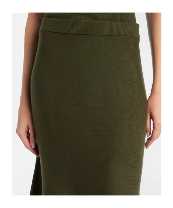 Simkhai Layne Wool Midi Skirt