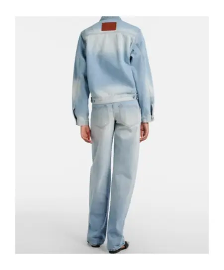 Victoria Beckham Faded Denim Jacket