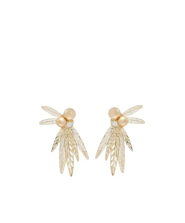 Carolina Herrera Crystal-embellished Clip-on Earrings
