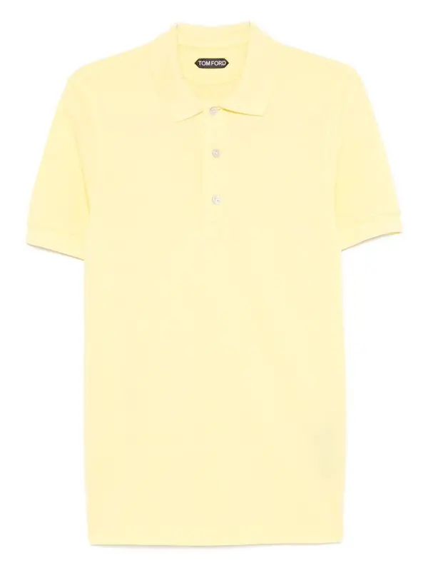 TOM FORD Cotton Blend Polo Shirt - Multicolor
