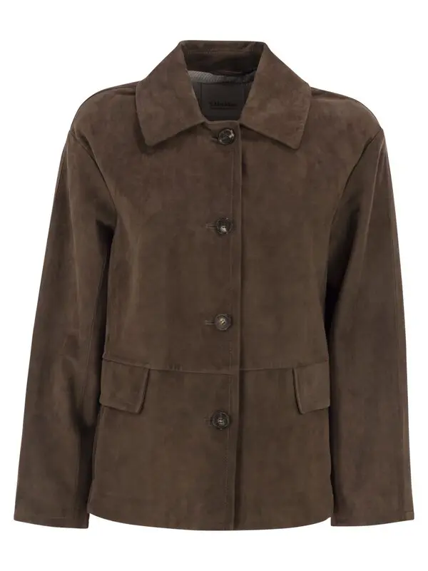 Max Mara Smmcharme Suede Jacket