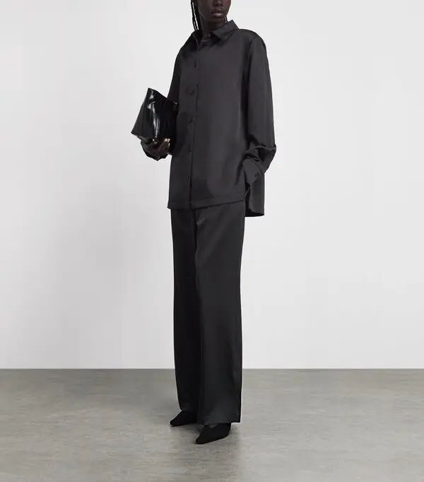 Camilla And Marc Fluid Satin Drawstring Trousers