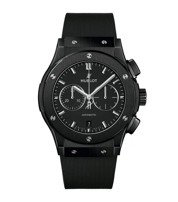 HUBLOT Ceramic Classic Fusion Chronograph Watch - Black