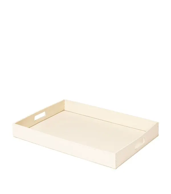RIVIERE Leather Barcelona Tray - Neutral