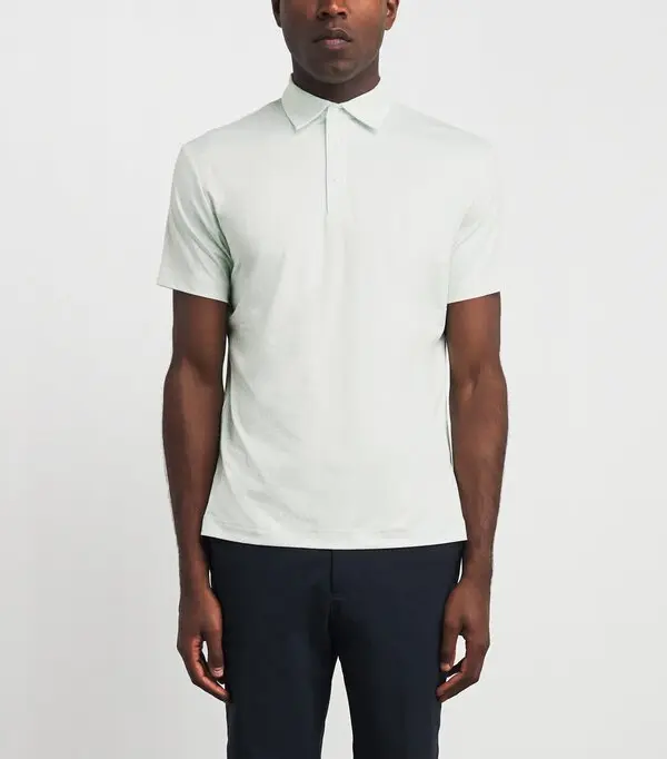 J. Lindeberg Bala Print Polo Shirt - Blue