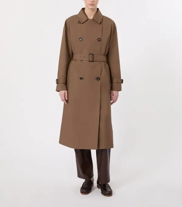 Max Mara Water-repellent Trench Coat - Brown