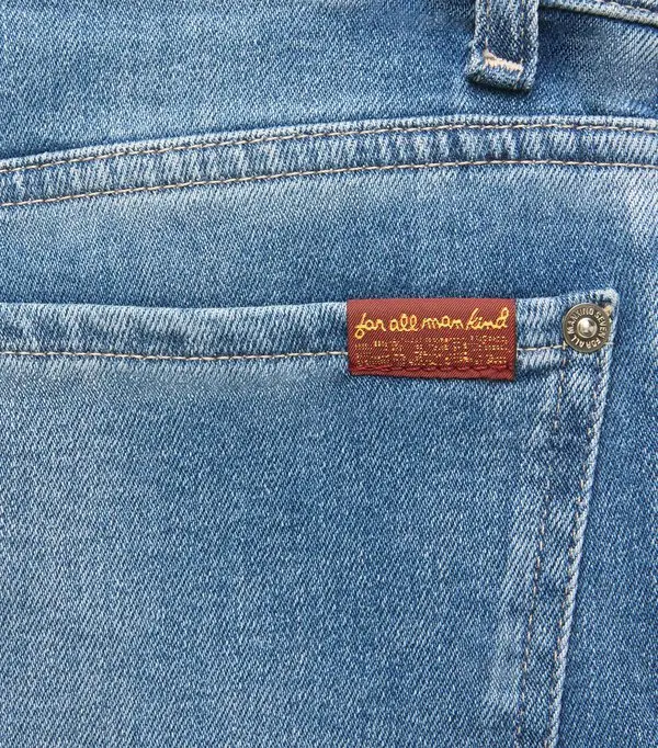 7 For All Mankind The Leggy Bootcut Crop Jeans