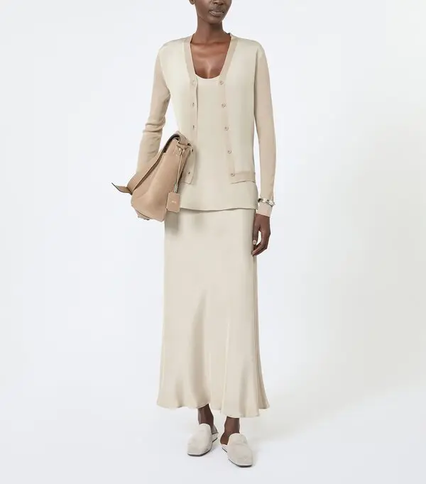 Max Mara Silk-cashmere Cardigan