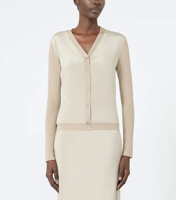 Max Mara Silk-cashmere Cardigan