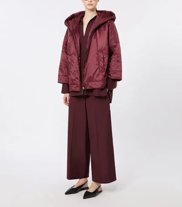 Max Mara Water-repellent Padded Jacket With Hood