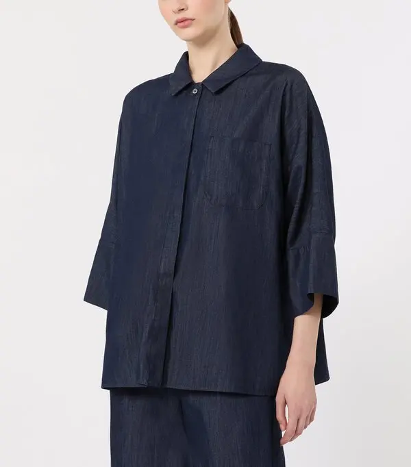 Max Mara Cropped Sleeve Shirt