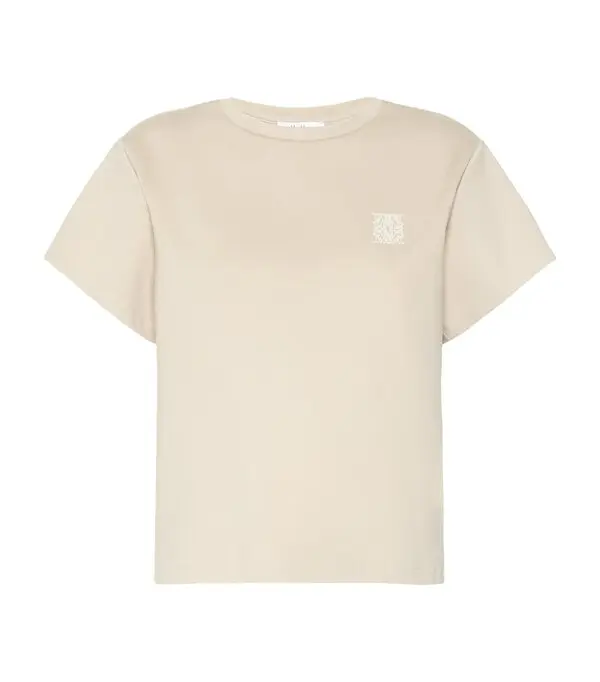 Max Mara Boxy Logo T-shirt - Grey