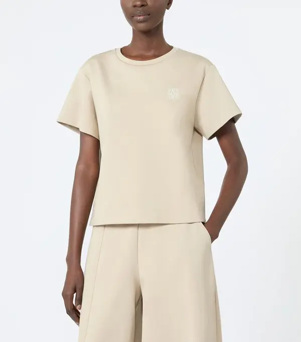 Max Mara Boxy Logo T-shirt - Grey
