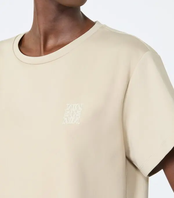Max Mara Boxy Logo T-shirt - Grey