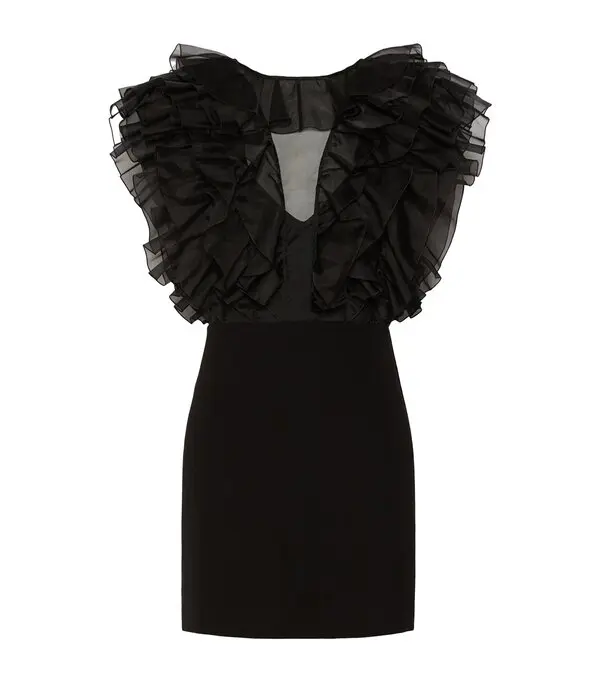 Max Mara Ruffled Mini Dress