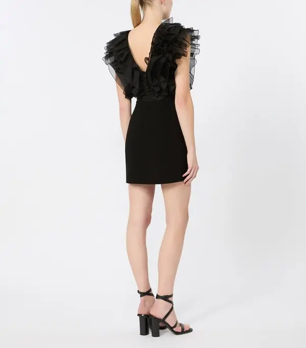 Max Mara Ruffled Mini Dress
