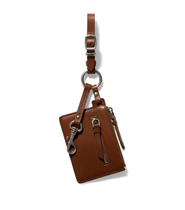 Miu Miu Leather Pouch Keyring