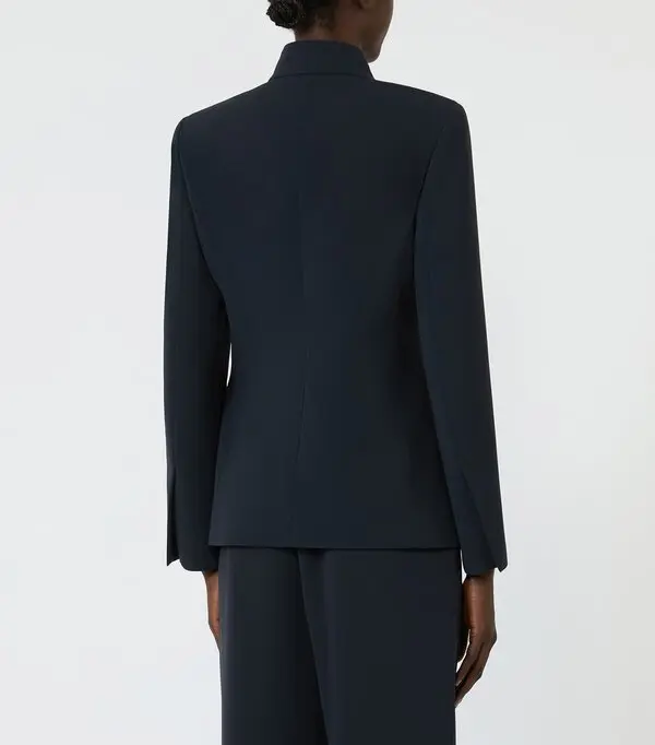 Max Mara Sash-tie Blazer - Navy