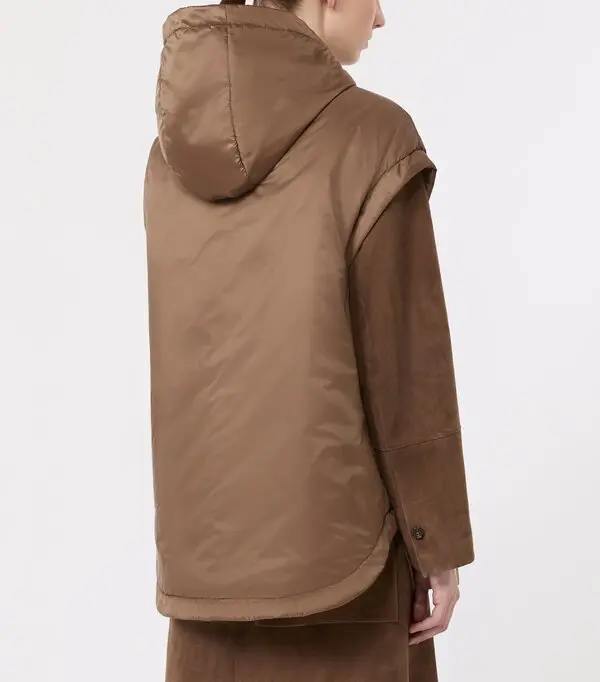 Max Mara Sleeveless Padded Jacket - Brown