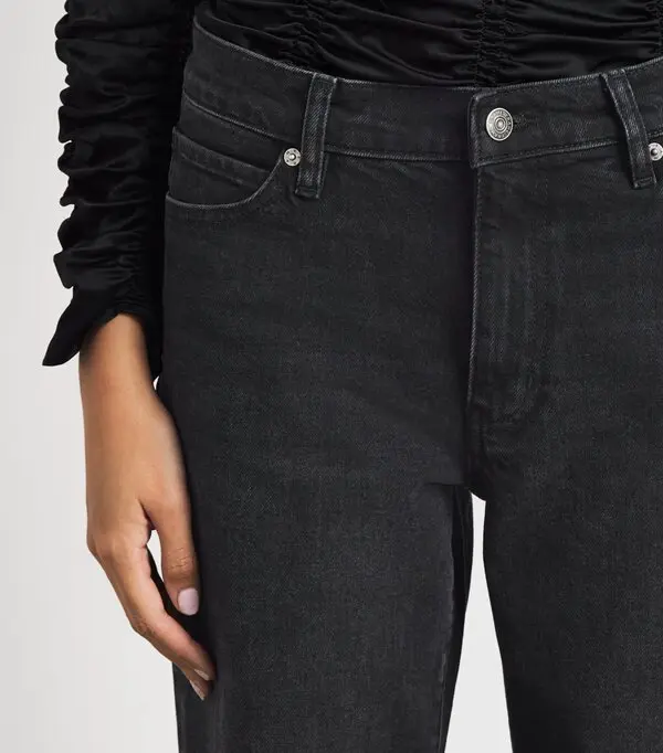 FRAME The Borrowed Slim Jeans In Wash