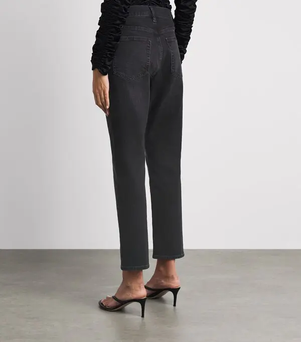 FRAME The Borrowed Slim Jeans In Wash