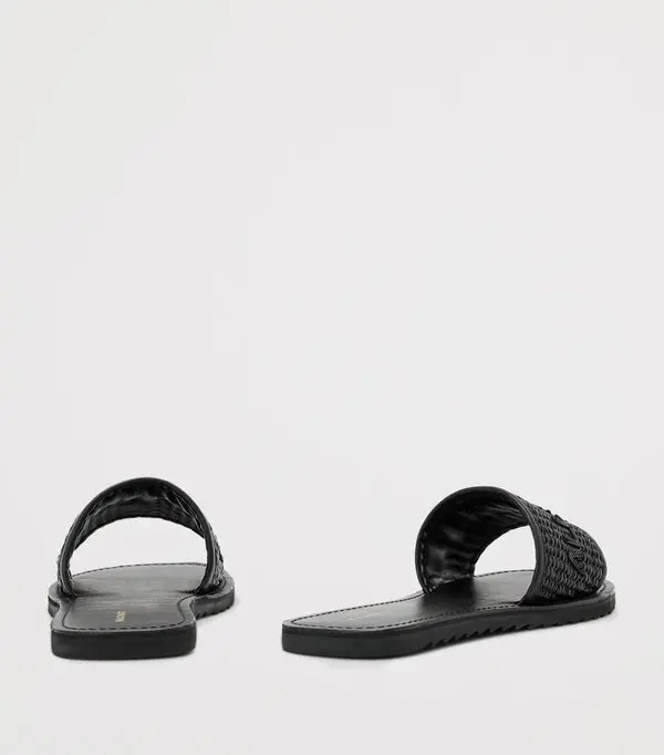 ALLSAINTS Raffia Hoxton Sliders