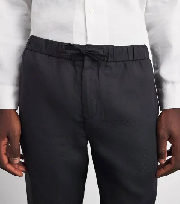 Frescobol Carioca Oscar Chinos In Cotton-linen Blend