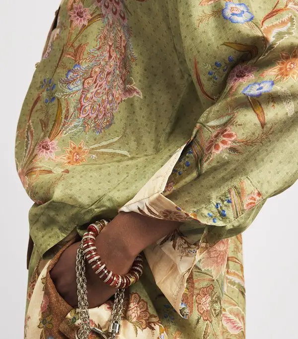 Zimmermann Silk Indra Shirt - Green