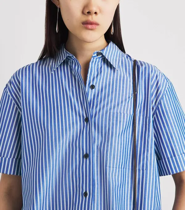 Rag & Bone Cotton Poplin Stripe Connie Shirt