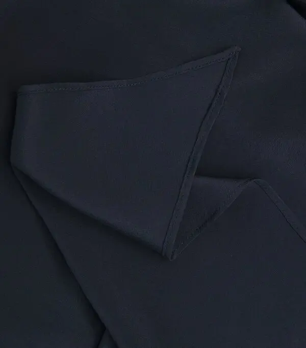 Rag & Bone Adela Silk Scarf Blouse - Blue