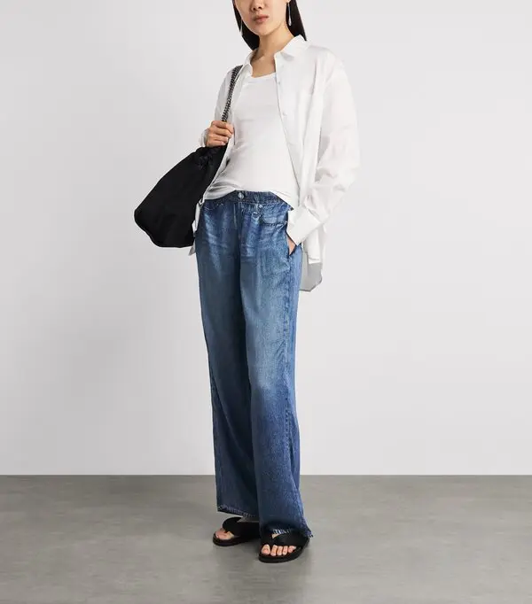 Rag & Bone Miramar Denim-effect Sweatpants