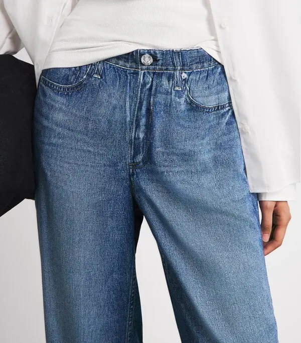 Rag & Bone Miramar Denim-effect Sweatpants