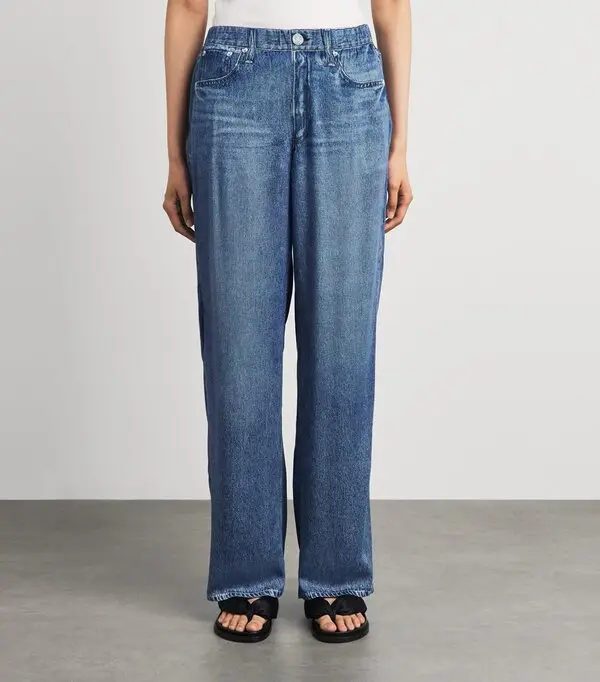 Rag & Bone Miramar Denim-effect Sweatpants