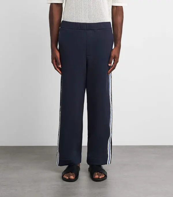 Commas Crochet Stripe Sweatpants