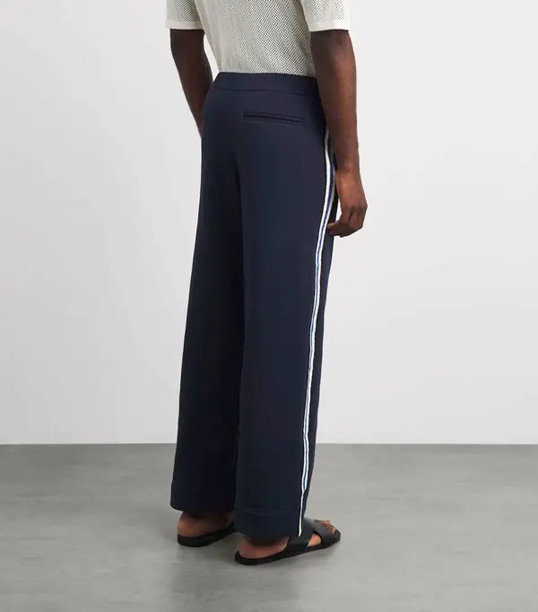 Commas Crochet Stripe Sweatpants
