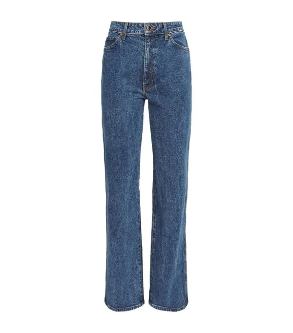 Khaite Danielle High-rise Straight-leg Jeans