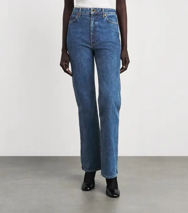 Khaite Danielle High-rise Straight-leg Jeans