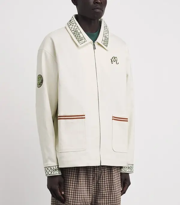 MALBON Stretch Cotton Harvest Jacket