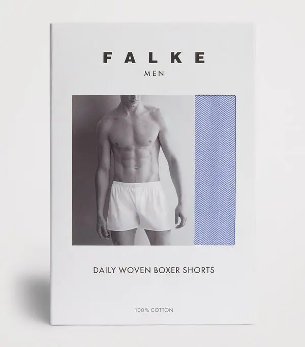 Falke Cotton Herringbone Weave Boxer Shorts