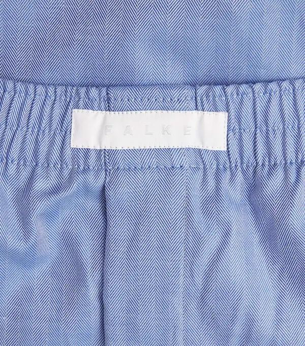 Falke Cotton Herringbone Weave Boxer Shorts