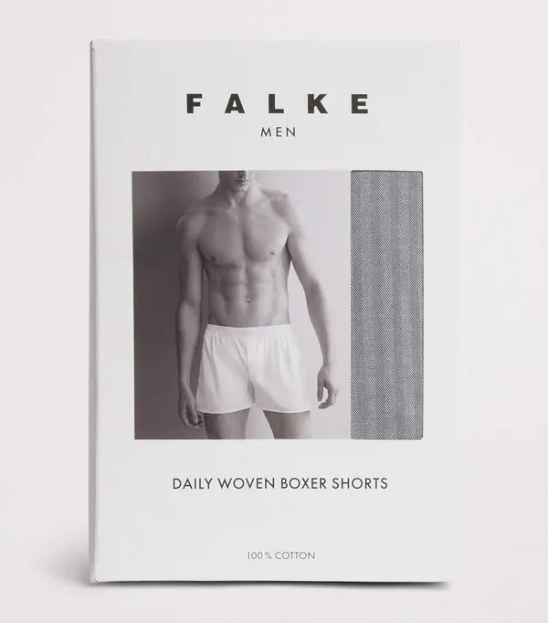 Falke Cotton Herringbone Weave Boxer Shorts