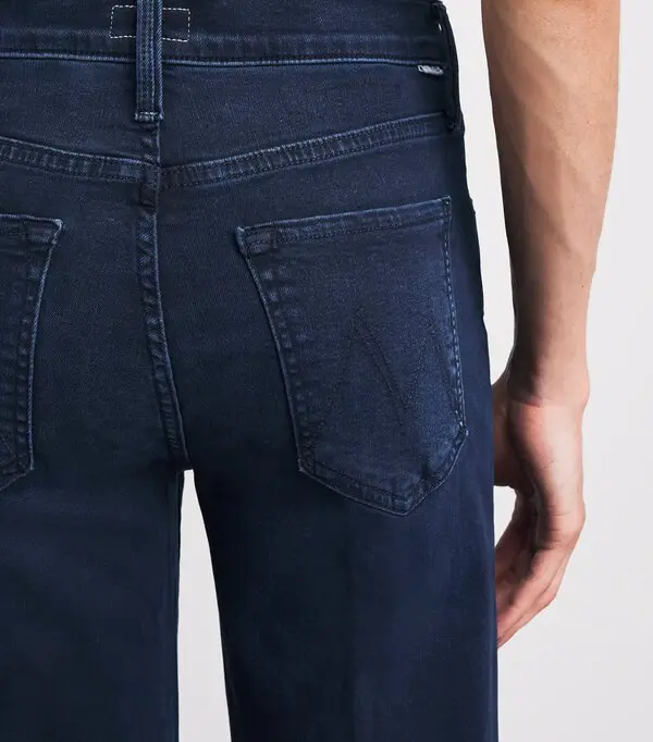 MOTHER The Rambler Zip Ankle Jeans - Navy
