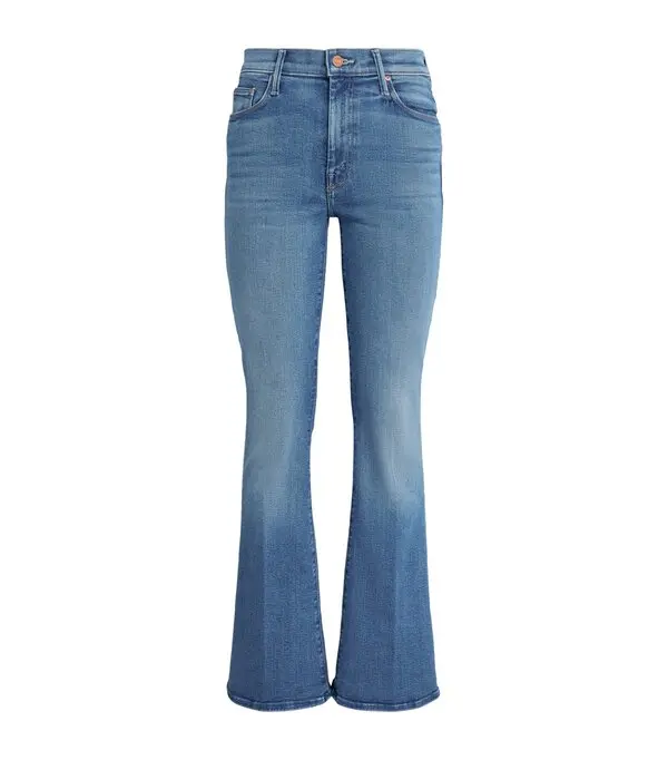 MOTHER The Weekender Flared Jeans - Blue