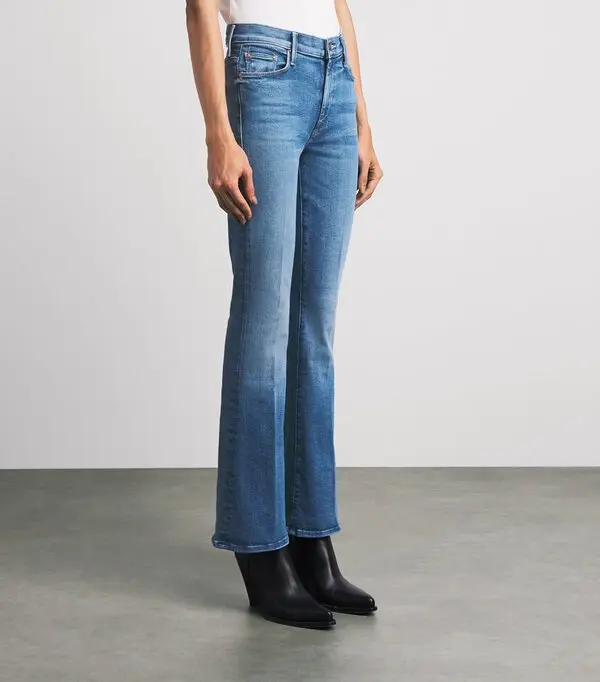 MOTHER The Weekender Flared Jeans - Blue