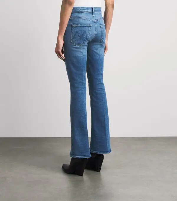 MOTHER The Weekender Flared Jeans - Blue