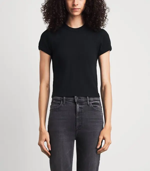 MOTHER Cotton Ribbed T-shirt
