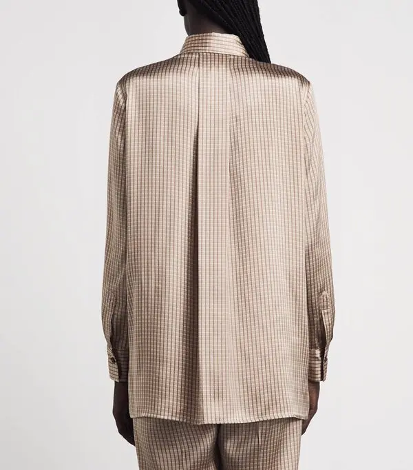 Kiton Silk Printed Shirt